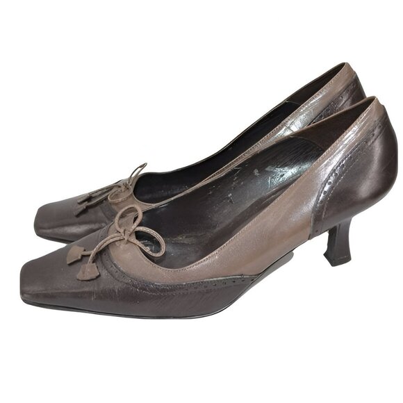 Etienne Aigner | Shoes | Vintage Etienne Aigner Leather Spectator ...